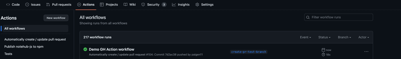 Automatically Create a Pull Request Against a Feature Branch with GitHub Actions | Paige ...